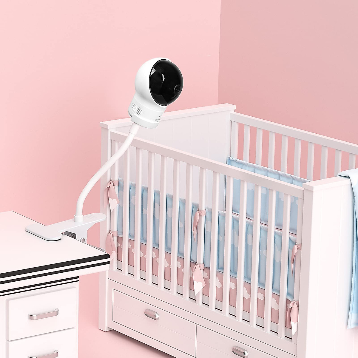 SkingHong Baby Monitor Mount (with Clip) for Eufy Spaceview/Spaceview Pro/Spaceview S Baby Camera