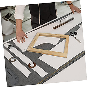 Tofficu 3pcs Silk Screen Frame Wood Picture Frame Screen Printer Frame DIY Tools Washable Printing Frame Tshirt Printing Wood Silk Screen Printing Frames Wood Grain Template Blank Wooden