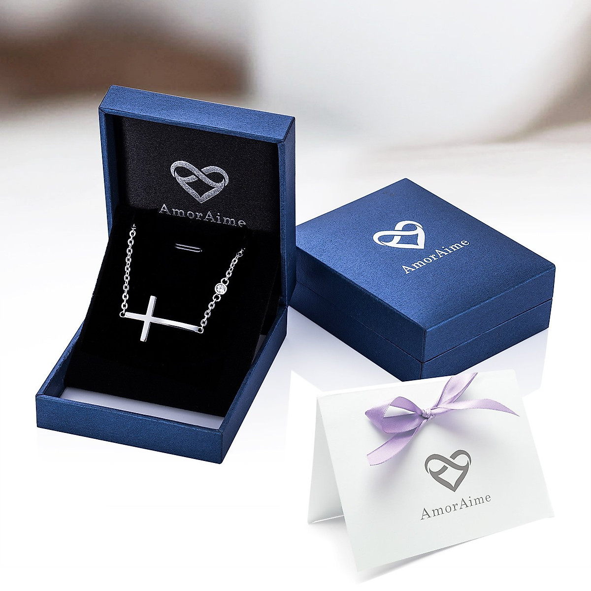 AmorAime 925 Sterling Silver Cross Bracelet for Women Faith Bracelet Religious Christian Believe Faith Bracelet for Festival, Vacation or Holiday