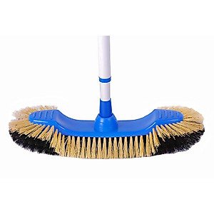 Euro Café Broom - European-Style Sweeper for Hardwood Floors, Linoleum and Vinyl, Ideal for Home, Kitchen, and Office