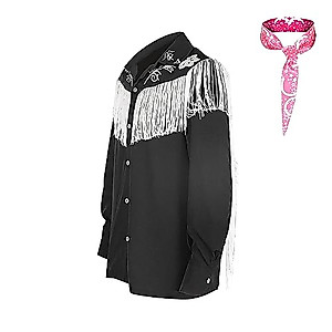 EDTWSTLM Girls Pink Cowgirl Outfit 70s 80s Hippie Disco Costume Halloween Birthday Party costume Cosplay for Women