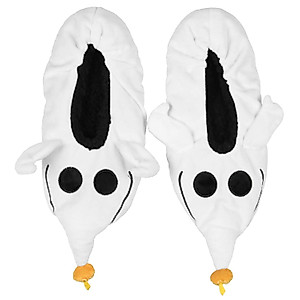 The Nightmare Before Christmas Zero Dog Character Slipper Socks with No-Slip Sole For Women Men (Medium)