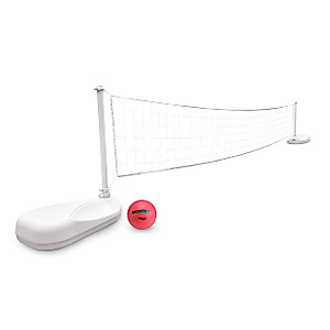 Dunn-Rite Clear Shot 2-in-1 Full Court Pool Basketball & Volleyball Game Set