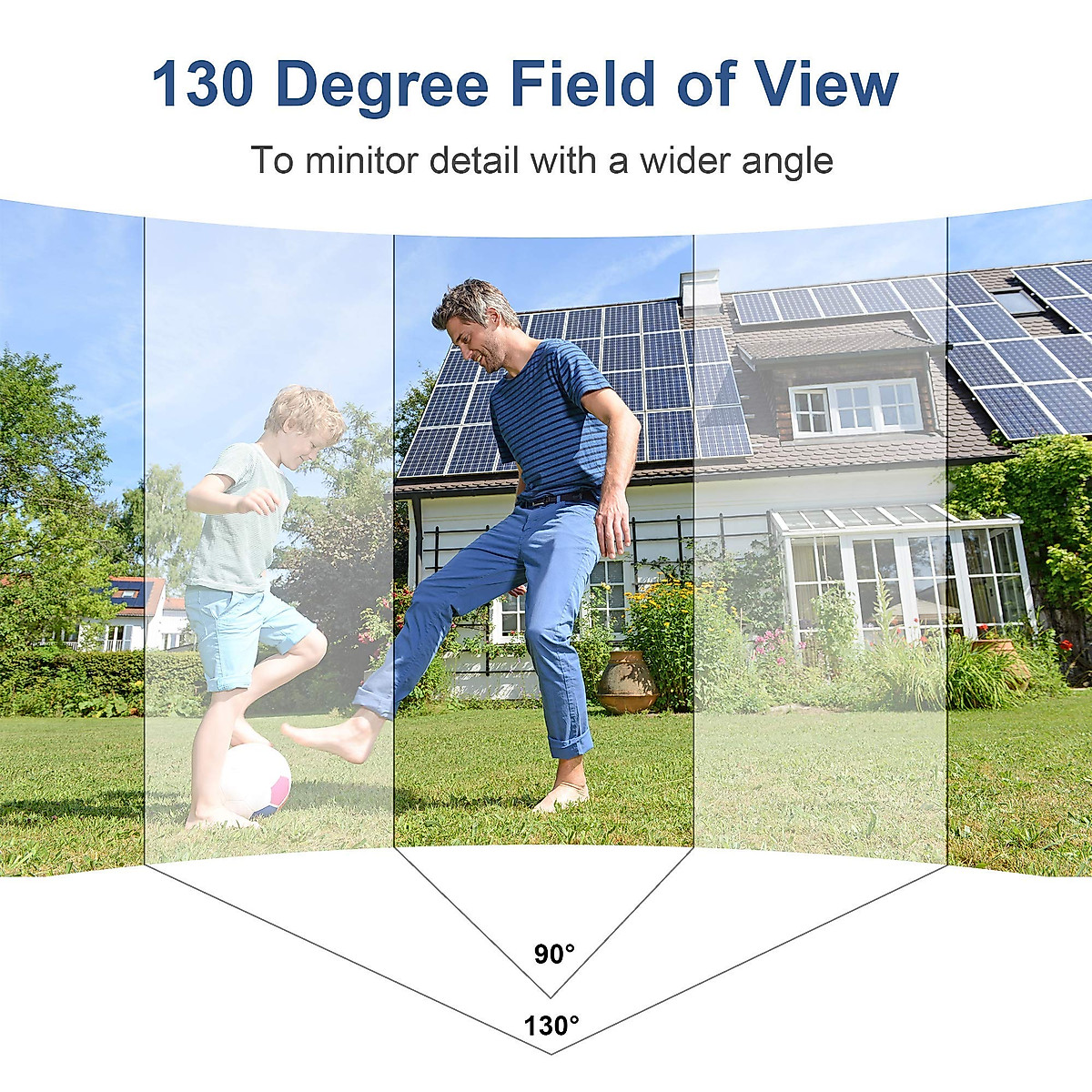 Laview Security Camera Outdoor 1080P HD,WiFi Cameras Waterproof,Home Security Cameras with AI Human Detection,Two-Way Audio,Night Vision,Compatible with Alexa,SD Slot&USA Cloud Storage(2 Pack)