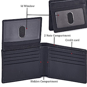 Cochoa Women's Crossbody Real Leather Triple Zip Bag, Purse, Travel Bag Set with RFID Blocking Stylish Bifold Wallet With 2 ID Window