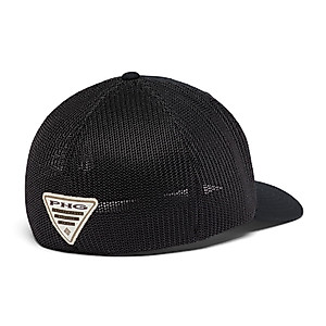 Columbia Unisex PHG Game Flag Mesh Ball Cap-High Crown, Black, XX-Large