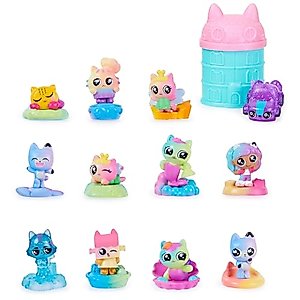 Gabby’s Dollhouse, Meow-mazing Mini Figures 12-Pack (Amazon Exclusive) Rainbow -Themed Toy Figures and Playsets Kids Toys for Ages 3 and up