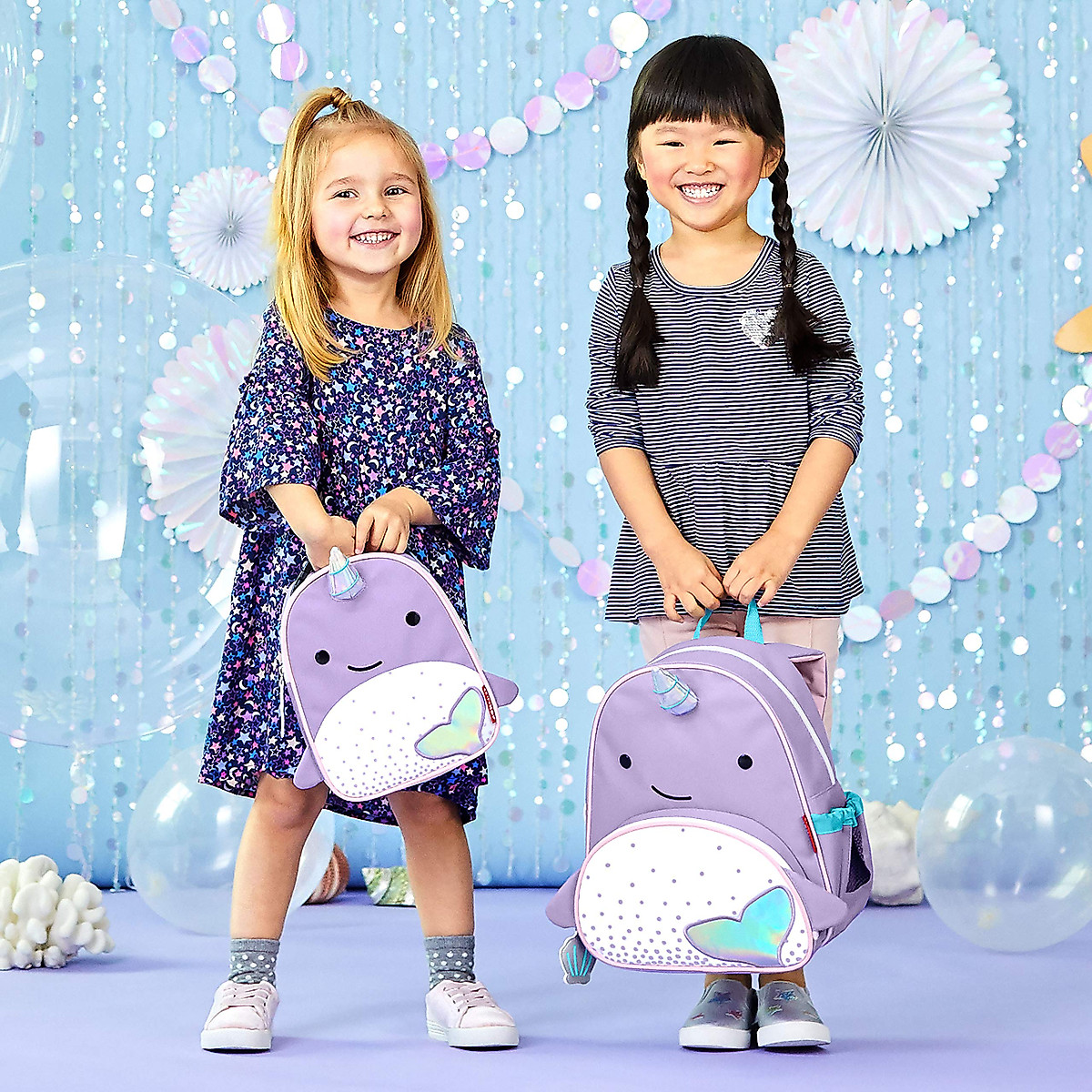 Skip Hop Kids Lunch Box, Zoo Lunchie, Narwhal