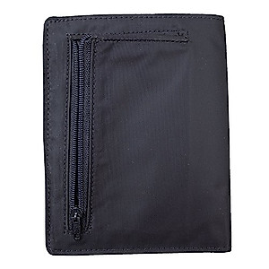 Big Skinny RFID Blocking Traveler Slim Wallet, Holds Up to 20 Cards and 4 Passports, Black