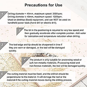 uxcell Forstner Drill Bits 30mm, Tungsten Carbide Wood Hole Saw Auger Opener, Woodworking Hinge Hole Drilling Boring Bit Cutter (Beige, Silver Tone)