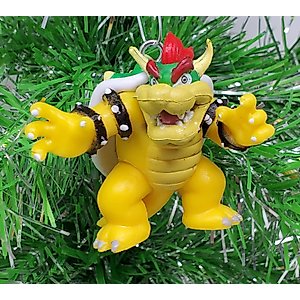 Mario Bowser Ornament (Unique Shatterproof Design)