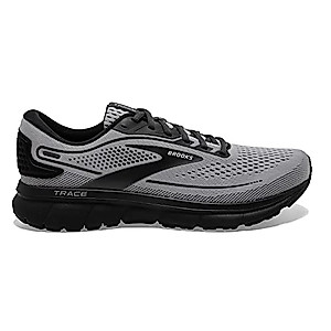 Brooks Men’s Trace 2 Neutral Running Shoe - Alloy/Black/Ebony - 8.5 Wide