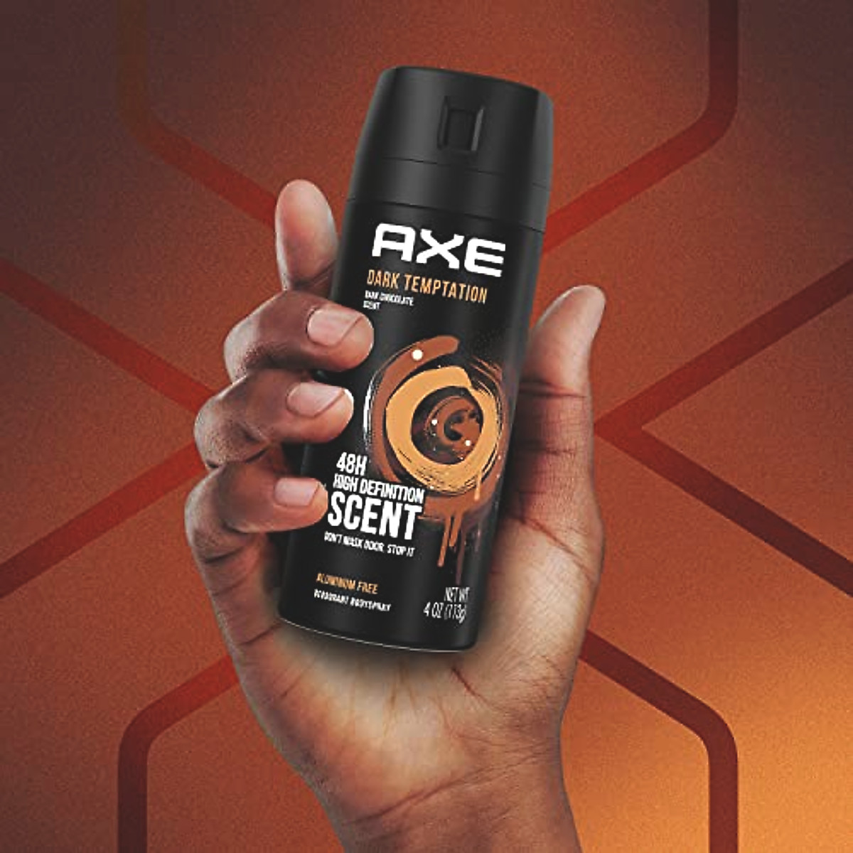 AXE Body Spray Deodorant Dark Temptation for Long Lasting Odor Protection Deodorant for Men Formulated Without Aluminum 4.0 oz