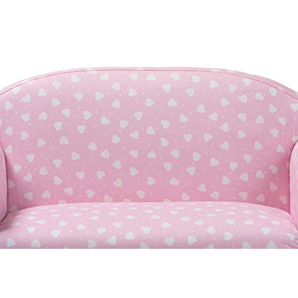 Baxton Studio Sofas, Pink/White Heart Print