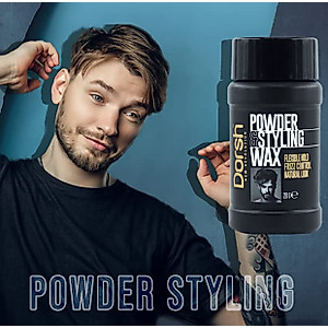 Dorsh New Revolution Hair Powder for Men - Hair Styling Powder - Hair Texture Powder for Men – Hair Volumizer – Hair Volume Powder - Powder Styling Wax