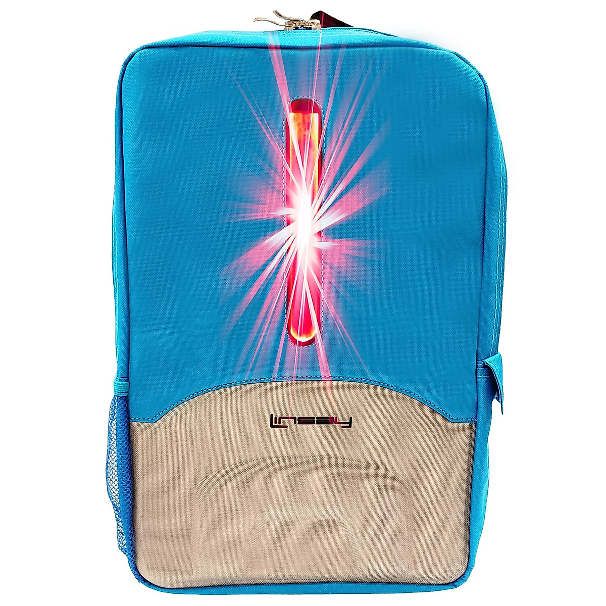 LINSAY 7" 2GB RAM 32GB Storage Android 12 Tablet with Blue Kids Defender Case, LED Backpack, Pop Holder and Pen Stylus