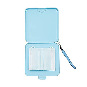 Portable Face Covering Carrying Case, Organizer Container for Storage (6 Pack)