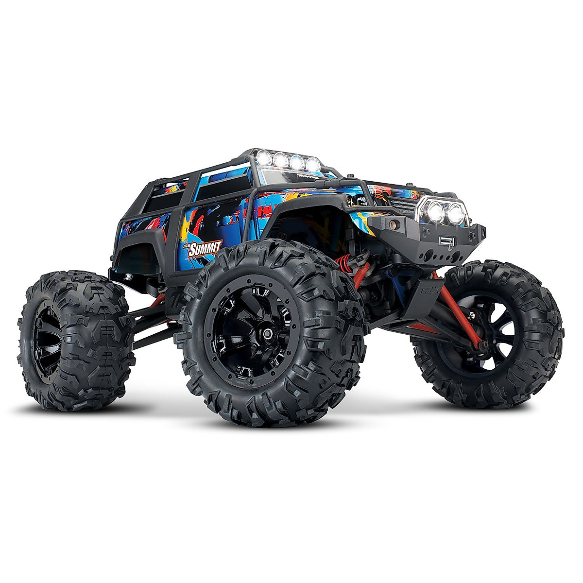 Traxxas 72054-5 1/16 Summit: 4WD Extreme Terrain Monster Truck with TQ 2.4GHz Radio System