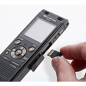 Olympus OM System WS-883 Digital Voice Recorder, Linear PCM/MP3 Recording Formats, USB Direct, 8gb Playback Speed and Volume Adjust, File Index, Erase Selected Files