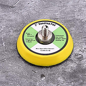 Fydun Polishing Pads 17Pcs 2in Sponge Buffing Polishing Pads Flat Polishing Buff Pad Set for Car Polisher