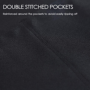 SONGXIN Server Aprons with 3 Deep Pockets - Waist Apron Waiter Waitress Apron