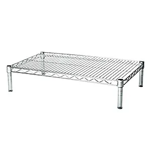 Shelving Inc. 21" d x 30" w x 6" h Chrome Wire Sheving with 1 Tier Shelf, Weight Capacity 800lbs Per Shelf