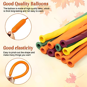 Ouddy Life 196 Pcs Fall Balloons Arch Garland Kit, Fall Party Decorations Orange Green Yellow Burgundy Maple Leaves Pinecone for Autumn Friendsgiving Thanksgiving Little Pumpkin Baby Shower Decor