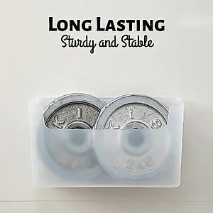 MaraFansie 2 Pack Over Cabinet Organizer Storage Lid Organizer Caddy Space Saver No Drilling Adhesive Over Door Organizer, Clear