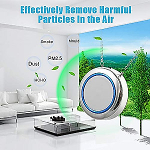 Personal Wearable Air Necklace Portable Ionic Air Necklace/ Low Noise for Adults Kids