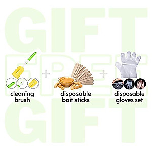 Humane Smart No Kill Mouse Trap, Cruelty Free Live Catch and Release, Easy to Set for Small Rodents Such as Mouse Mice Vole Mole Chipmunk, Reusable for Kitchen Garden Storage Garage (Clear White)