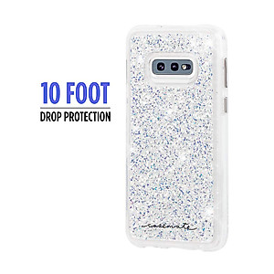 Case-Mate - Twinkle - Samsung Galaxy S10e,Thermoplastic Polyurethane,Slim Fit- Sparkle Case - Stardust