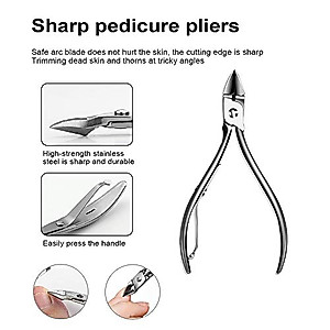 Manicure Set 21Pcs Manicure kit Travel Nail Set Travel Nail Kit Travel Nail Grooming Kit Stainless Steel Nail Clippers Set Professional Nail Kit Manicure Nail Tool Set Nail Care Kit (black)…