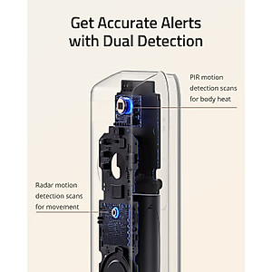 eufy Security Video Doorbell Dual Camera, 2K HD, Wireless, Battery-Powered, HomeBase, Dual Motion Detection, Smart Recognition, No Monthly Fee, 16GB Storage