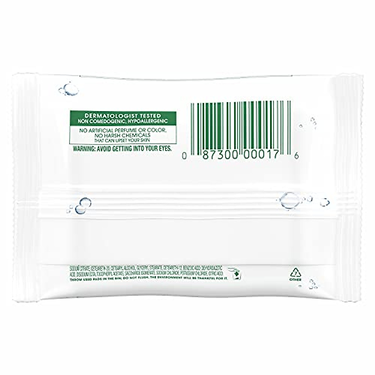 Simple Water Boost Micellar Make-Up Remover, Eye Pads, 30 Count (Pack of 6)