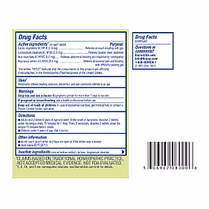 Boiron Gasalia Tablets for Relief from Gas Pressure, Abdominal Pain, Bloating, and Discomfort - 120 Count (2 Pack 60)