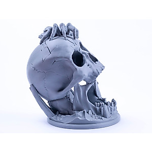 3D Vikings Dice Tower Skull For All Dice Sizes. Perfect Dice Roller for Dungeons and Dragons, Tabletop RPG, Miniature Games and Board Games