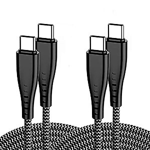 USB C to USB C Charger Cable 6ft+10ft Cord for Samsung Galaxy S23/S22 Plus/S22 Ultra/S21 FE 5G/S21+/S21 Ultra/S20/S20+/S20 Ultra,A14 A54 A34 5G,A53,Note 20 10+,Note20,60W Charging Fast Charge Wire