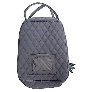 Vera Bradley Lunch Bunch (Carbon Gray), Dimensions: 7.5/'' w x 9.0/'' h x 4.25/''