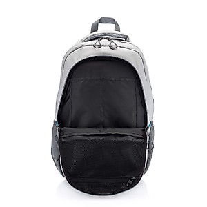 One Trail Daypack | 20L Laptop Backpack | USB Charging Port (Teal Colorblock)