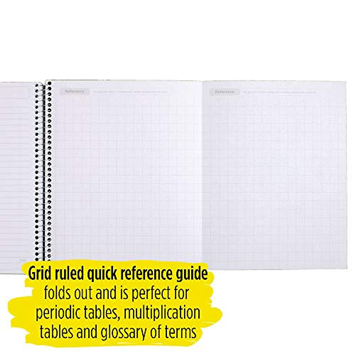 Five Star Interactive Notetaking, 1 Subject, Wide Ruled Spiral Notebooks, 100 Sheets, 11" x 8-1/2", 3 Pack (38605)