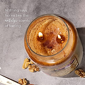 A Cheerful Giver — Banana Nut Bread - 24oz Large Scented Candle Jar with Lid - Cheerful Candle - 135 Hours of Burn Time, Christmas Gift for Women, Brown