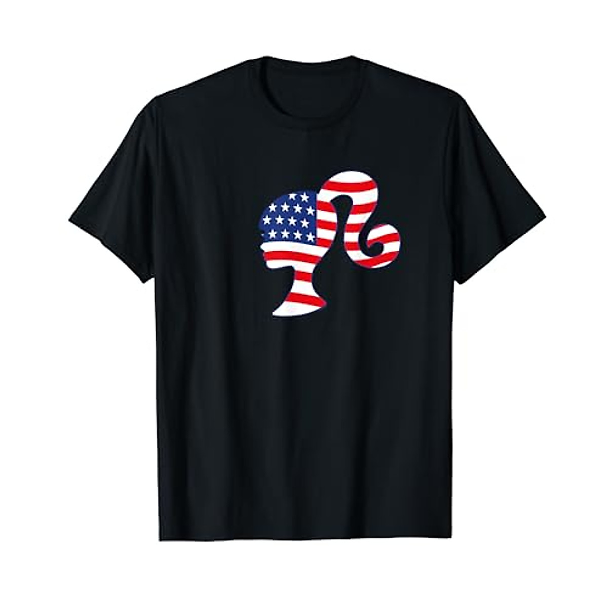 Barbie - Fourth of July - Flag Profile T-Shirt