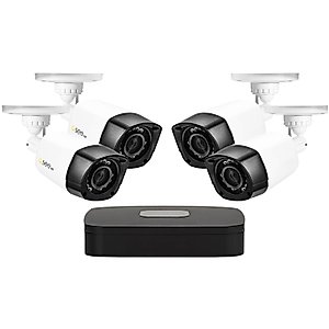 Q-See HeritageHD QC904-4V2-1 4-Channel Network DVR Surveillance Kit w-1TB Hard Drive & 4 IP66 720p AnalogHD Cameras