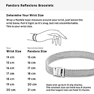 PANDORA Jewelry Reflexions Sterling Silver Bracelet, 7.5"
