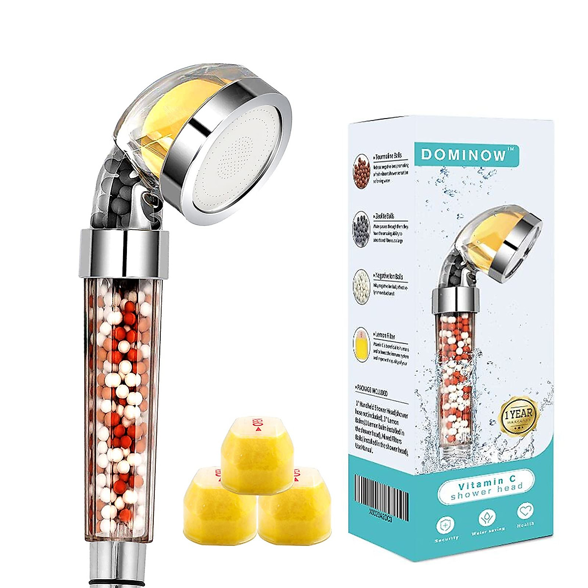 Vitamin C Filter Shower Head - Revitalize Hair & Skin