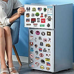 50 pcs Hard Hat Stickers and Decals Funny Toolbox Warning Sticker Helmet Stickers Welding Stickers Construction Stickers for Adults, Mechanics, Electricians, Military, Construction, Welders