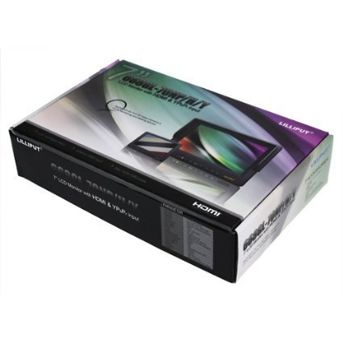Lilliput 668GL 70NP/H/Y 7" On-camera Field HD Monitor For DSLR with HDMI Ypbpr and Composite Input