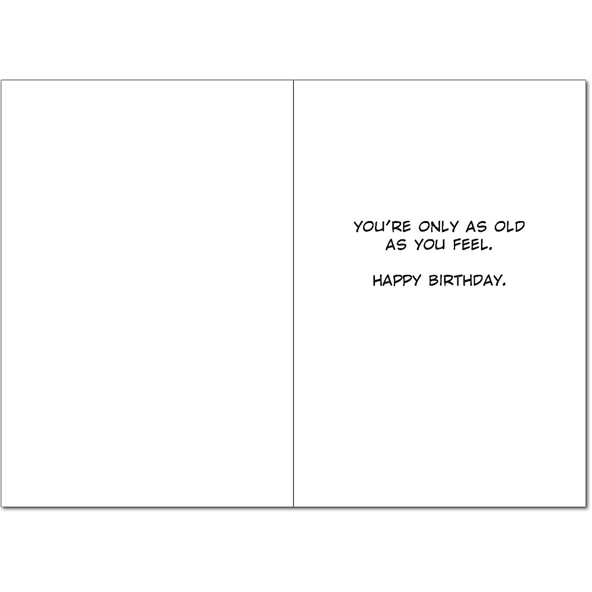 NobleWorks - 1 Awesome Birthday Greeting Card - Cartoon Art, Happy Funny Bday Note - Old-age Dwarves 4729