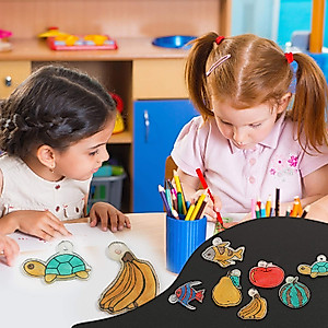 BAPHILE Shrink Dink Sheets,17-Pack,Large Size Clear Blank Frosted Shrink Film Sheets(11'' x 8''), Kids Activities for All Ages,for Boys and Girls Creative Craft