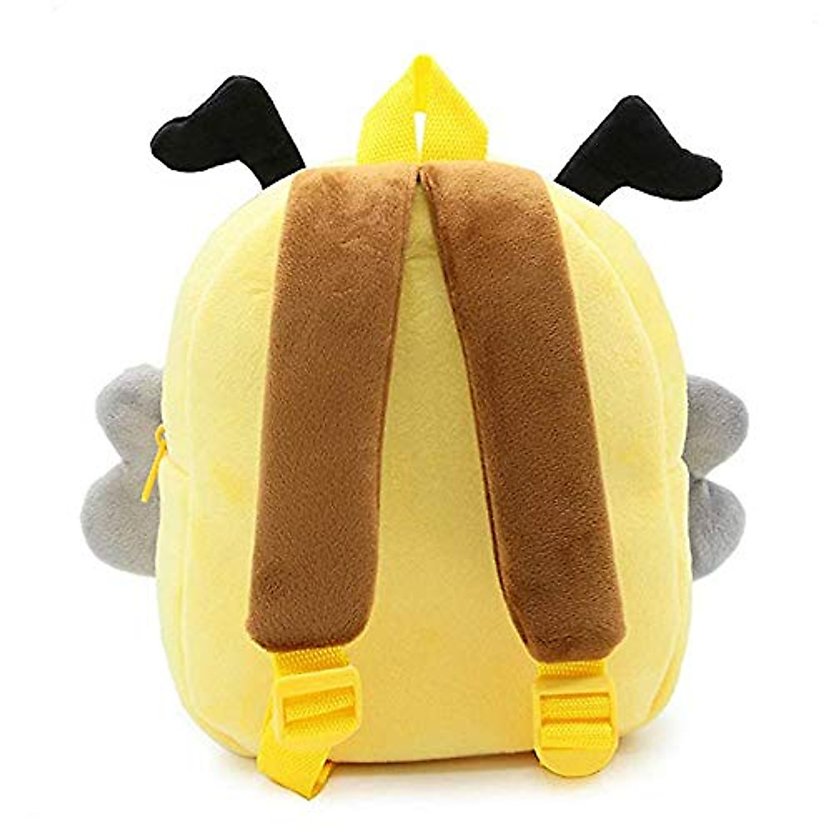 KISSOURBABY Zoo Toddler Kids Backpacks Cute Plush Little Girls Boys Animal Backpacks(Bee)